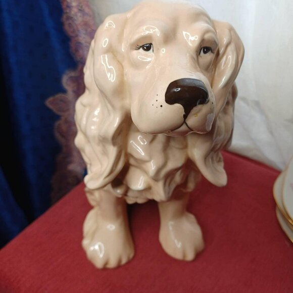 Vintage | Other | Vintage Ceramic Cocker Spaniel Dog Mid Century ...
